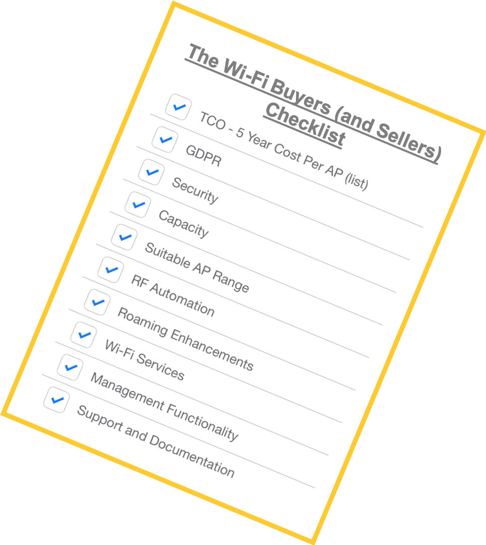 Wi-Fi Buyers (and Sellers) Check List - Cyber Distribution